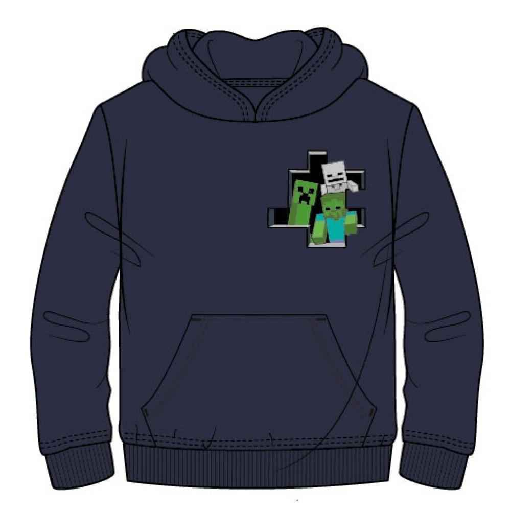 detská mikina minecraft , Barva - Tmavo modrá | Nákupy Deťom SK