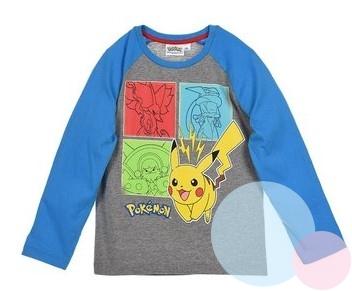 dětské triko pokémon , Barva - Šedo-modrá, Sun City | Nákupy Deťom SK